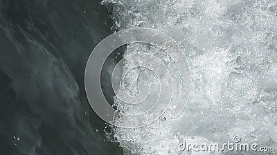 A Large Stream of Water Flows through the Canal Stock Footage - Video ...