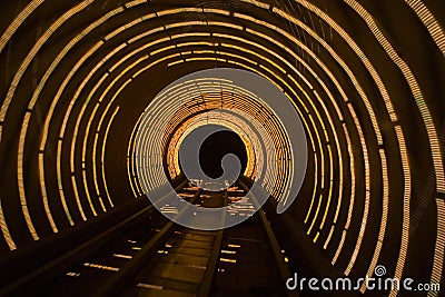 Laser Tunnel Stock Image - Image: 10104861