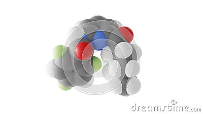 Lasmiditan Molecule, Selective Serotonin Agonists, Molecular Structure ...
