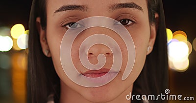 Latina Woman Looking at Camera Stock Footage - Video of mexican ...