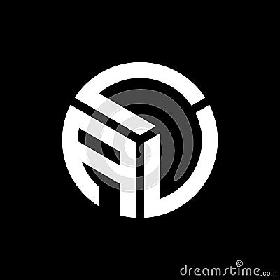 LAU Letter Logo Design On Black Background. LAU Creative Initials ...