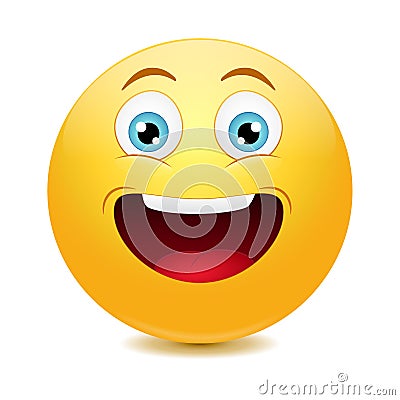 Laughing Out Loud Emoticon Stock Photos - Image: 37031503
