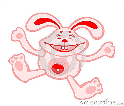 Laughing Rabbit Stock Photo - Image: 2922540
