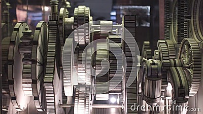 Layout of Moving Parts of an Internal Combustion Engine Stock Video ...