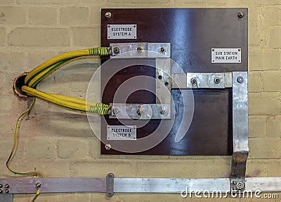 Layout Of A Substation Earthing System Royalty-Free Stock Photography ...