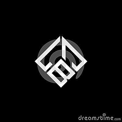 LBJ Letter Logo Design On Black Background. LBJ Creative Initials ...