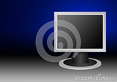 LCD Monitor 4x3 Style Background Royalty-Free Stock Photo ...