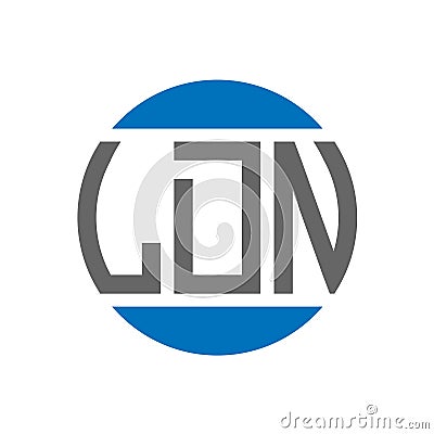 LDN Letter Logo Design On White Background. LDN Creative Initials ...