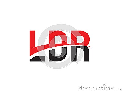 LDR Letter Initial Logo Design Vector Illustration | CartoonDealer.com ...