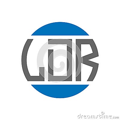 LDR Letter Logo Design On White Background. LDR Creative Initials ...