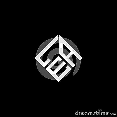 LEA Letter Logo Design On Black Background. LEA Creative Initials ...