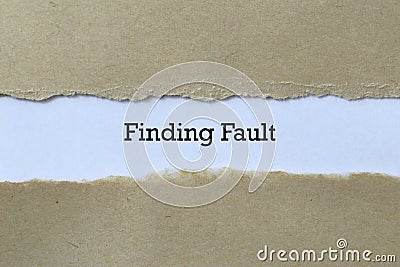 Finding Fault On Paper Stock Photography | CartoonDealer.com #206918084