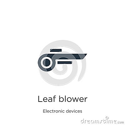 Leaf Blower Icon Vector. Trendy Flat Leaf Blower Icon From Electronic ...