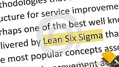 Lean Six Sigma Royalty-Free Stock Photo | CartoonDealer.com #24683661