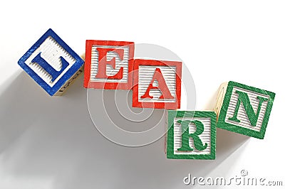 Learn Blocks Stock Image | CartoonDealer.com #26162251
