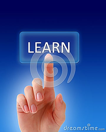 Learn Button. Royalty Free Stock Image - Image: 19882816
