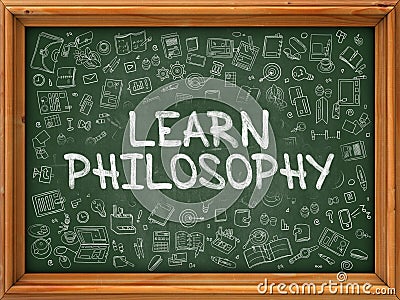 Learn Philosophy - Hand Drawn On Green Chalkboard. Royalty-Free Stock Image | CartoonDealer.com ...