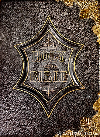 Leather Book Cover Holy Bible Royalty Free Stock Images - Image: 29010039