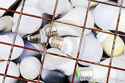 LED Bulbs. Disposal Of Hazardous Waste. Garbage Processing Plant ...