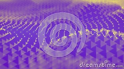 Led Particles Flow on Color Background. Modern Design Element. 3d ...