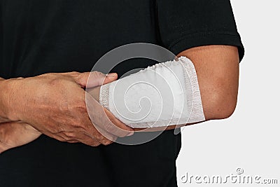 Left Arm Of A Male Has Been Injured Stock Photo - Image: 67589369