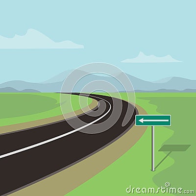 Left Curve Road And Left Turn Road Sign Royalty Free Stock Photography ...