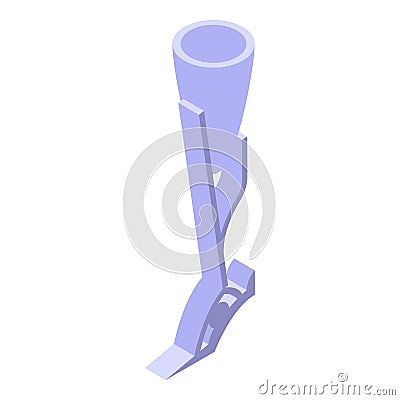 Leg Exoskeleton Icon Isometric Vector. Robot Suit Stock Image ...