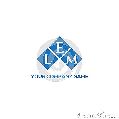 LEM Letter Logo Design On BLACK Background. LEM Creative Initials ...
