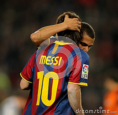 Leo Messi back editorial stock photo. Image of league - 21809678