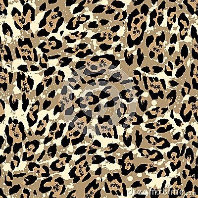 Leopard Skin Texture Seamless Pattern Royalty-Free Stock Photography ...