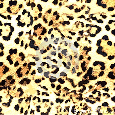 Leopard Skin Texture Seamless Pattern Colored Stock Photography ...