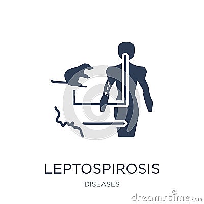 Leptospirosis Icon. Trendy Flat Vector Leptospirosis Icon On White ...