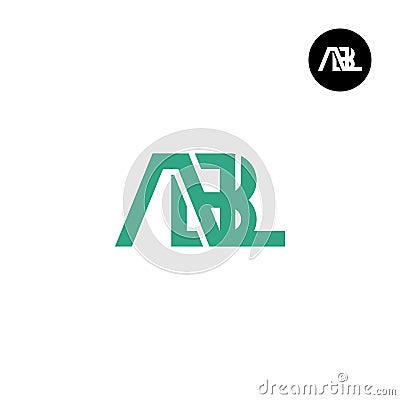 Letter ABL Monogram Logo Design Cartoon Vector | CartoonDealer.com ...