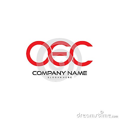 Letter AEC, OEC Logo Design Vector | CartoonDealer.com #229958115