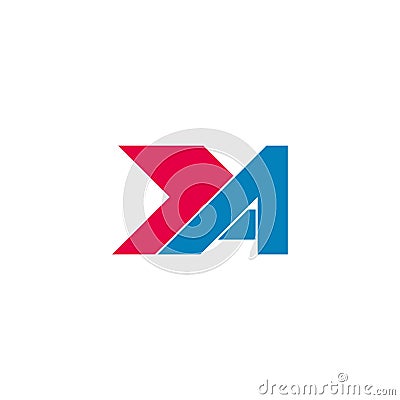 Letter A Alpha Arrow Logo Vector | CartoonDealer.com #285330545