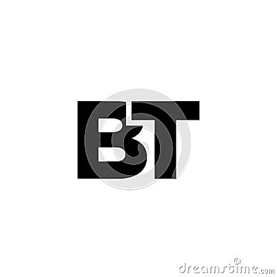 Letter B And T, BT Logo Design Template. Minimal Monogram Initial Based ...