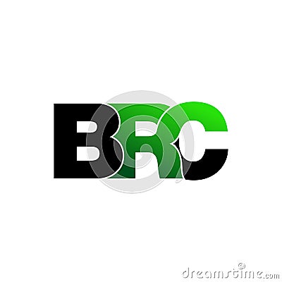 Letter BRC Simple Monogram Logo Icon Design. Vector Illustration ...
