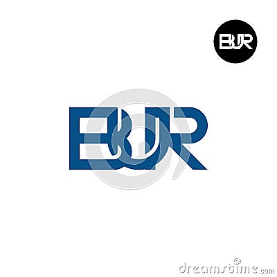 Letter BUR Monogram Logo Design Vector Illustration | CartoonDealer.com ...