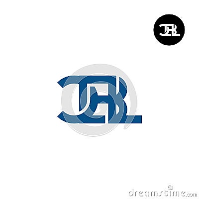 Letter CBL Monogram Logo Design Cartoon Vector | CartoonDealer.com ...