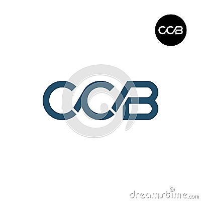 Letter CCB Monogram Logo Design Cartoon Vector | CartoonDealer.com ...