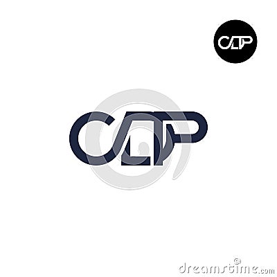 Letter CDP Monogram Logo Design Vector Illustration | CartoonDealer.com ...