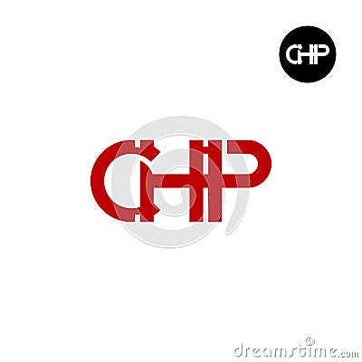 Letter CHP Monogram Logo Design Vector Illustration | CartoonDealer.com ...