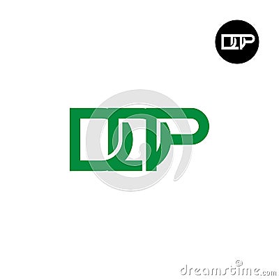 Letter DDP Monogram Logo Design Cartoon Vector | CartoonDealer.com ...