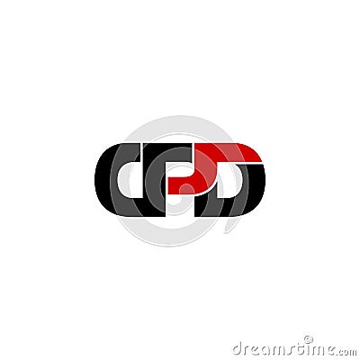 Letter DPD Simple Monogram Logo Icon Design. Vector Illustration ...
