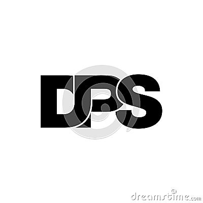 Letter DPS Simple Monogram Logo Icon Design. Vector Illustration ...