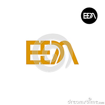 Letter EDA Monogram Logo Design Vector Illustration | CartoonDealer.com ...
