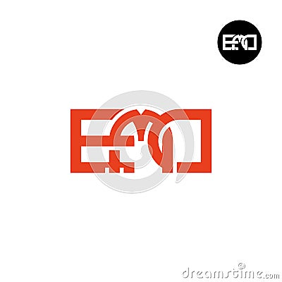 Letter EMD Monogram Logo Design Vector Illustration | CartoonDealer.com ...