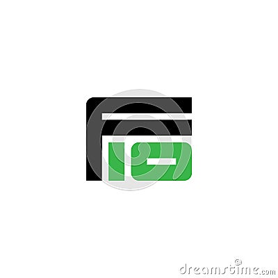 Letter F And Number 10 - Logo. Vector Logotype. F10 - Design Element Or ...