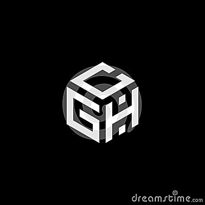 Letter GCH Cube Logo Design Stock Photography | CartoonDealer.com ...