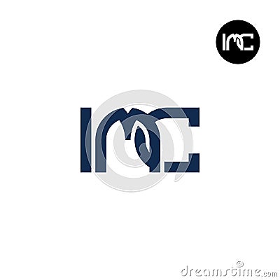 Letter IMC Monogram Logo Design Vector Illustration | CartoonDealer.com ...
